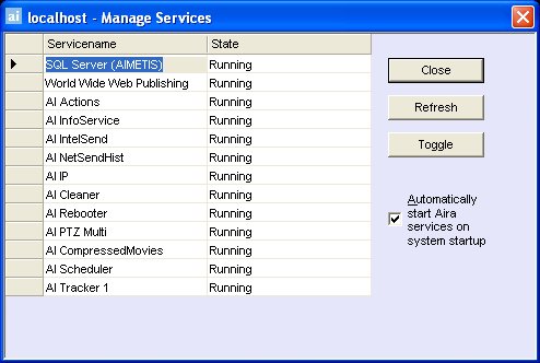 Manage Services